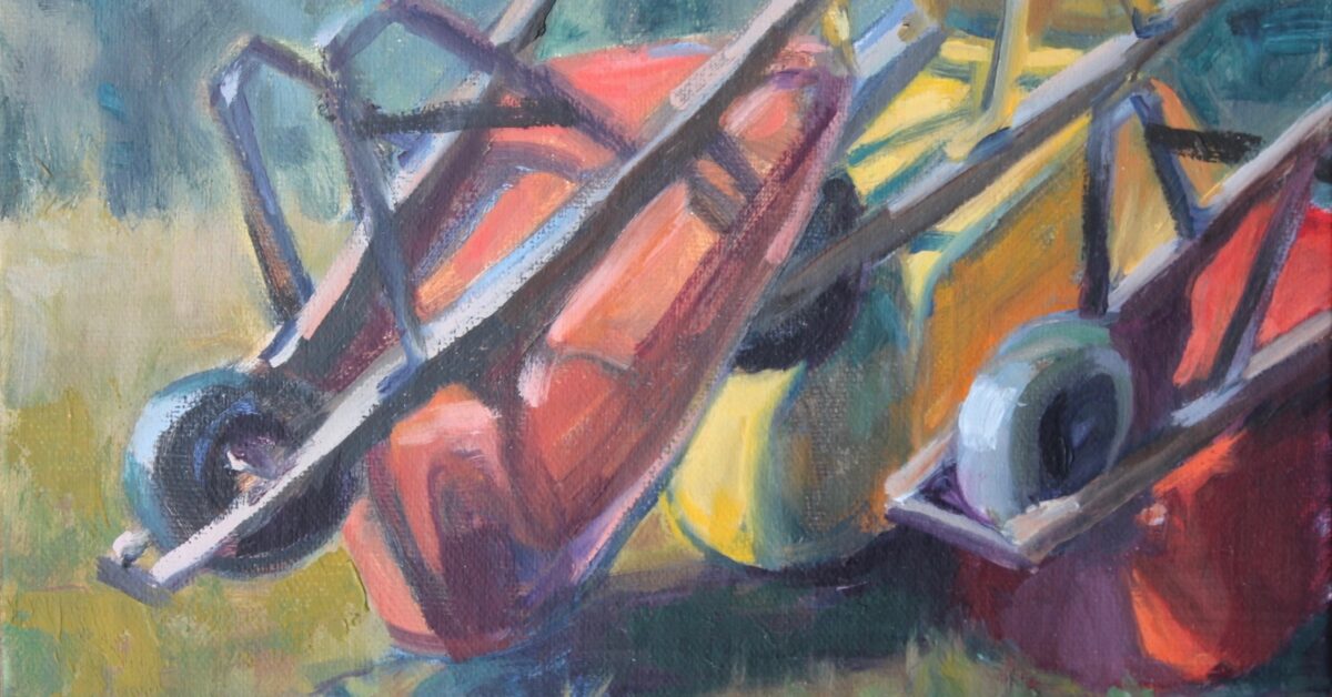 Christine Springer Retired Wheelbarrows 2019 | The Glass Tipi Gallery